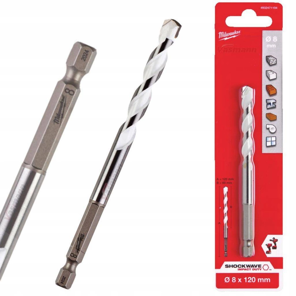 Wiertło Milwaukee 4932471104 8X120mm | Majstero.pl